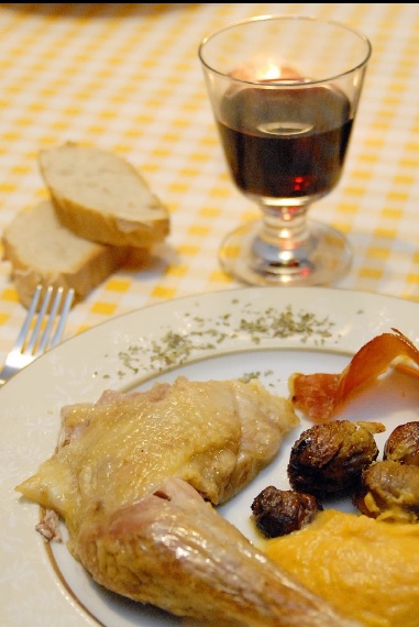 Poulette gasconne farcie - La Noire d'Astarac-Bigorre